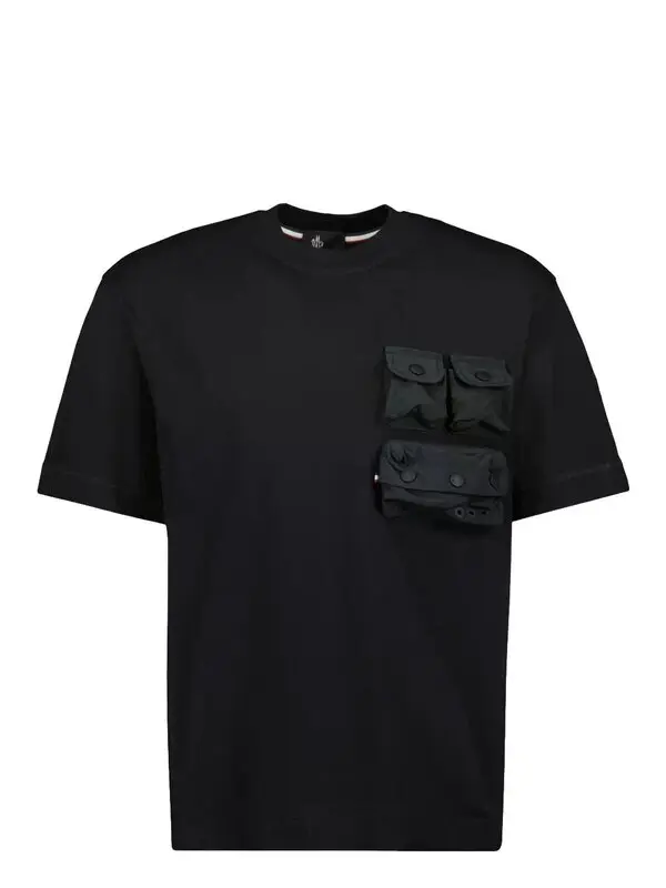 Moncler Multi-pocket T-shirt - Black