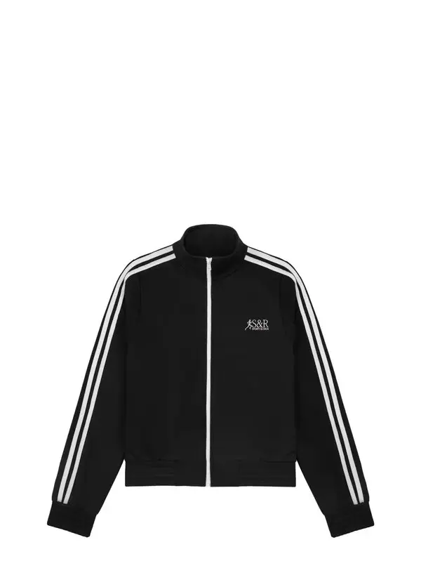 SPORTY & RICH Runner Elio Track Jacket - Black