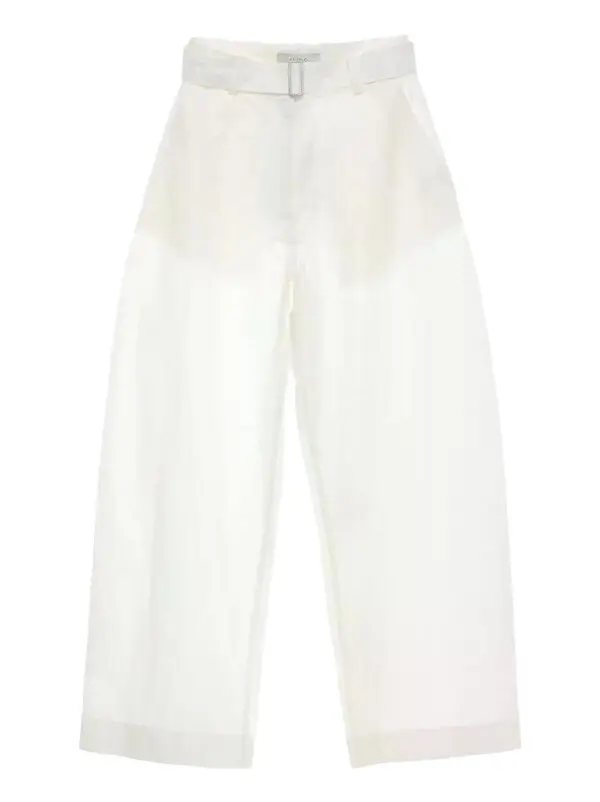 Studio Nicholson Belted Trousers - White