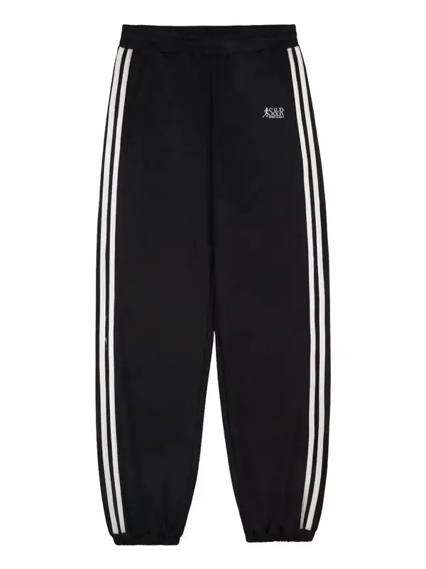 SPORTY & RICH Runner 90s Elio Track Pants - Black