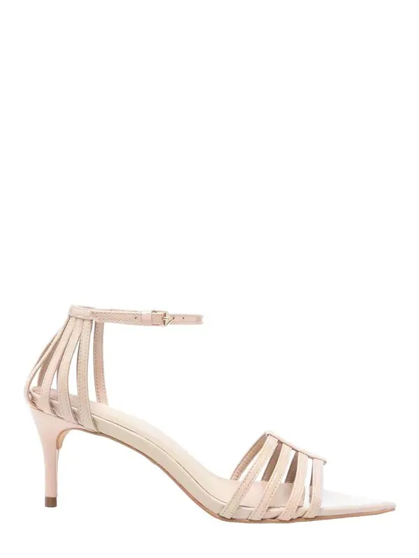 ANDREA CARRANO 65mm Leather Sandals - Neutrals