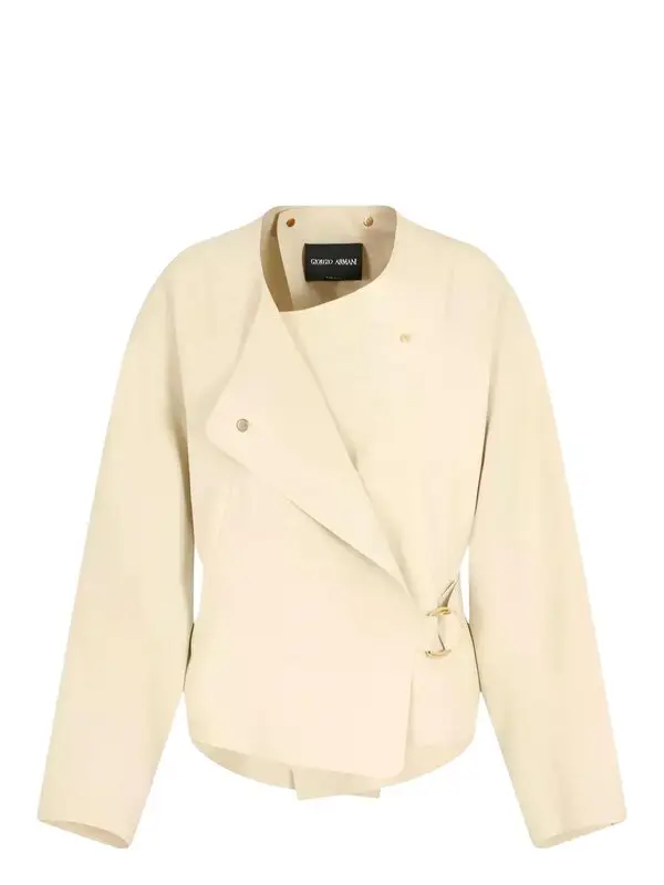 Giorgio Armani Wrap-design Jacket - Neutrals