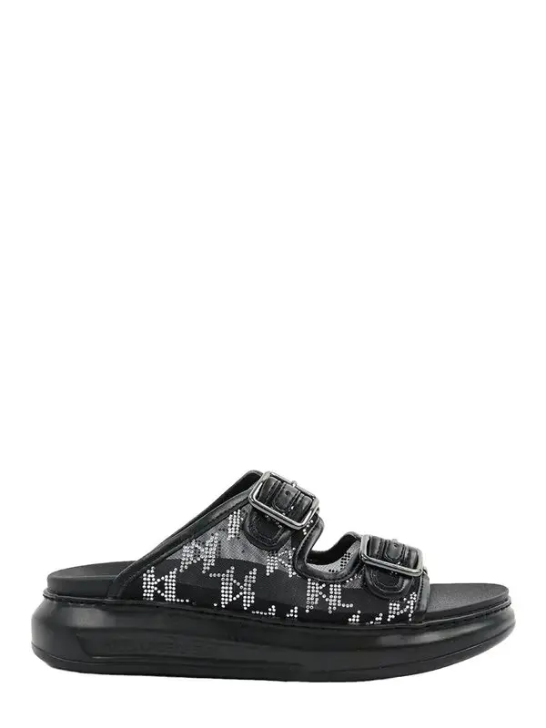 Karl Lagerfeld 40mm Kapri Sandals - Black