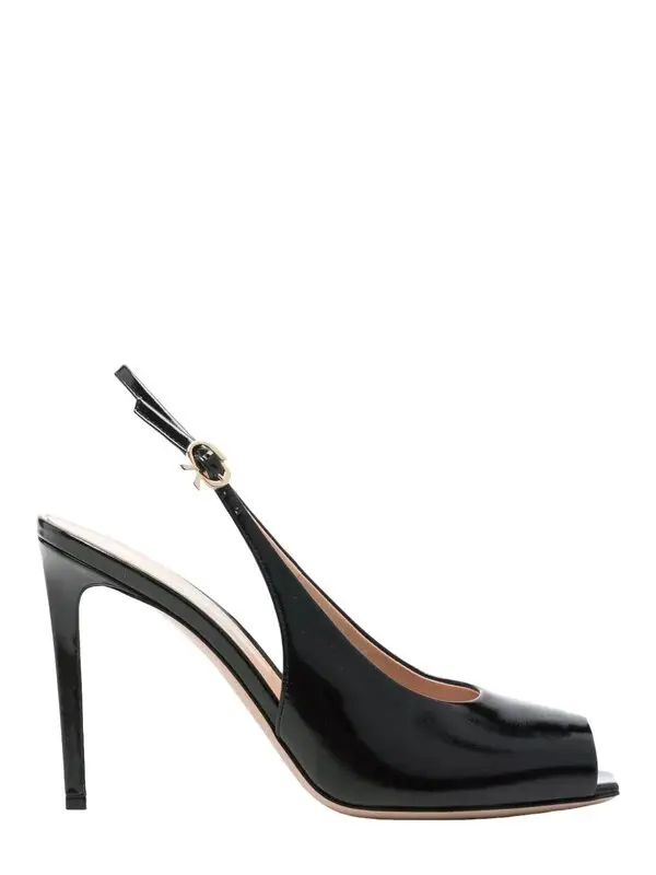 GIANVITO ROSSI 105mm Leather Sandals - Black