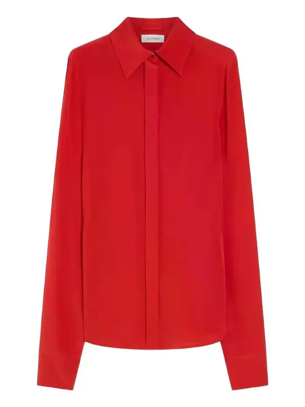 Max Mara Long-sleeve Tailo Shirt - Red
