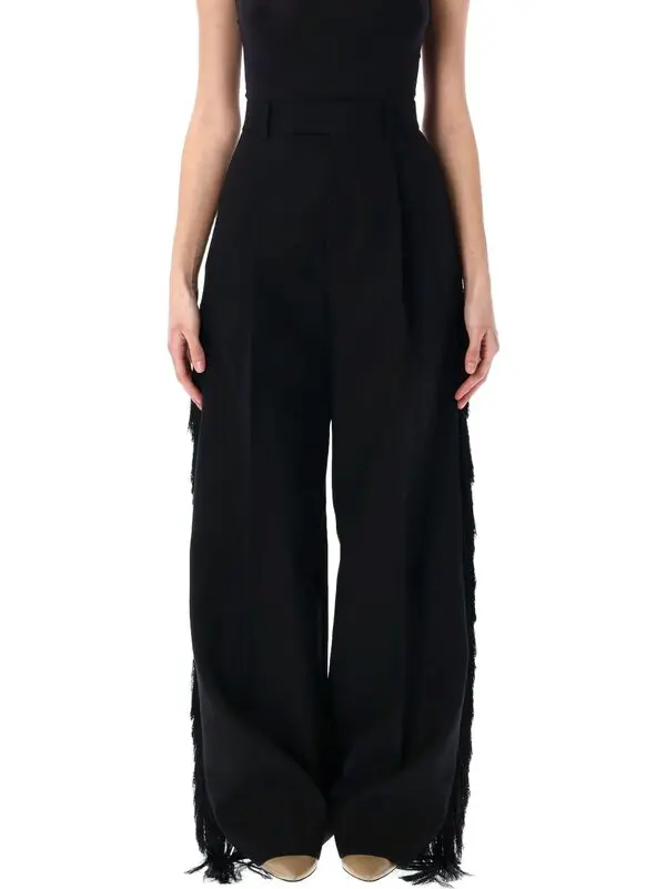 Carven Wide Leg Trousers - Black