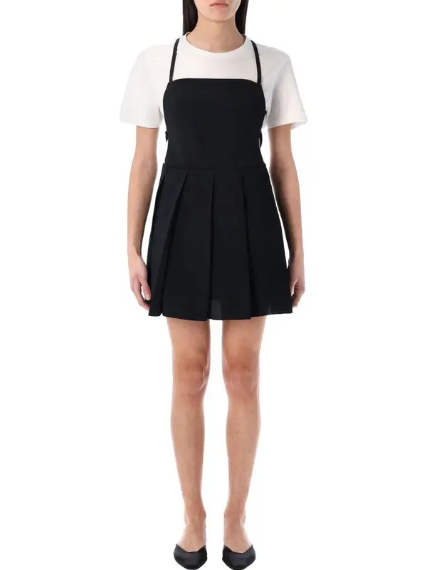 LOW CLASSIC Pinafore Dress - Black