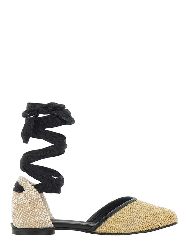 CastaÑer Espadrille With Tie Fastening - Multicolor