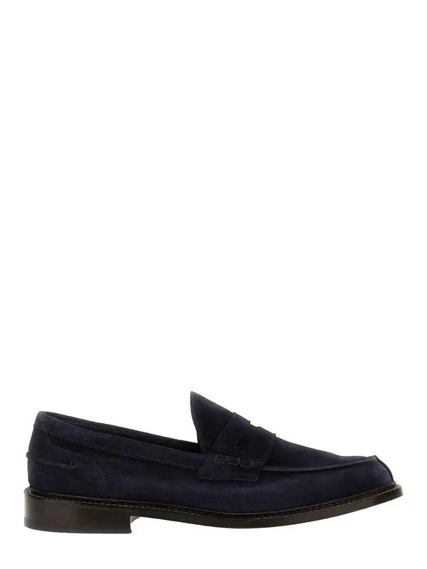 TRICKER'S Suede Loafers - Blue