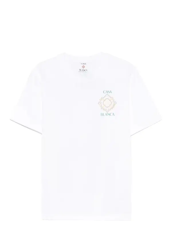 Casablanca Championship Diamond T-shirt - White