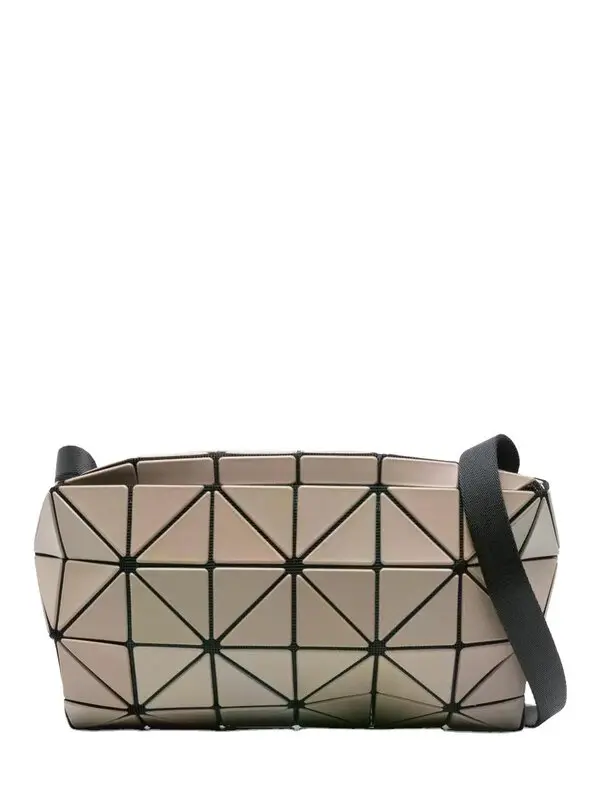 Issey Miyake Geometric-panel Crossbody Bag - Brown