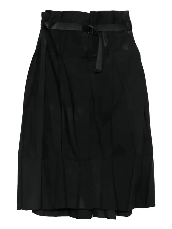 Issey Miyake Pleated Skirt - Black