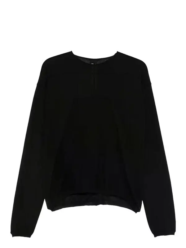 Rick Owens Virgin Wool Jumper - Black