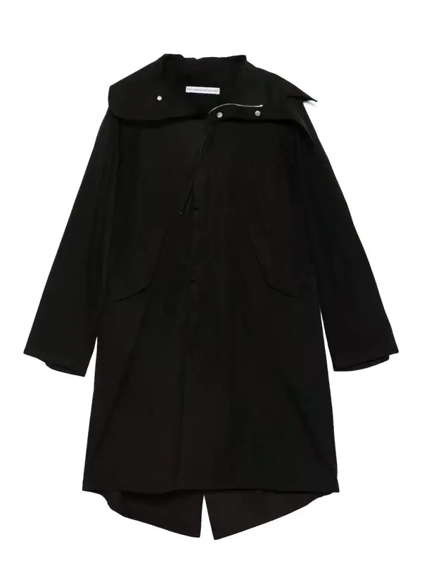 POST ARCHIVE FACTION Hooded Parka - Black