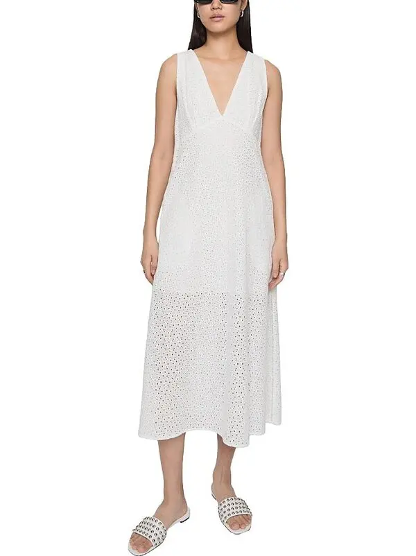 Rebecca Minkoff Naya Eyelet Dress - White