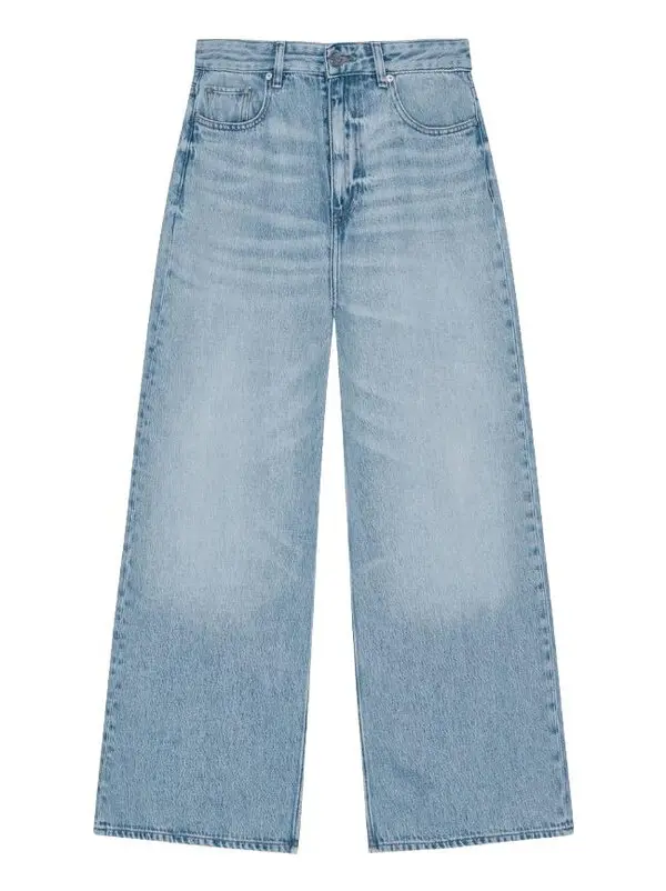 GANNI Baggy Jeans - Light Blue