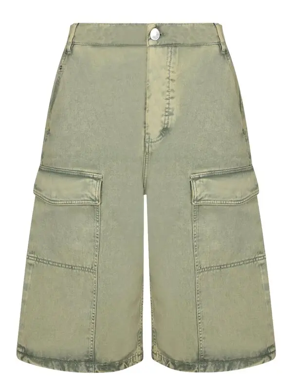 Ami Wide Fit Cargo Shorts - Beige