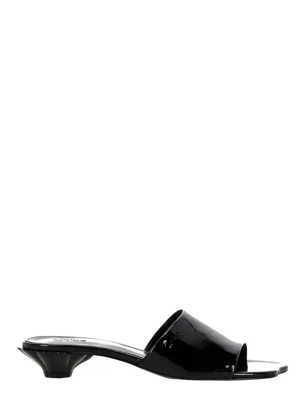 Chloé 25mm Leather Sandals - Black