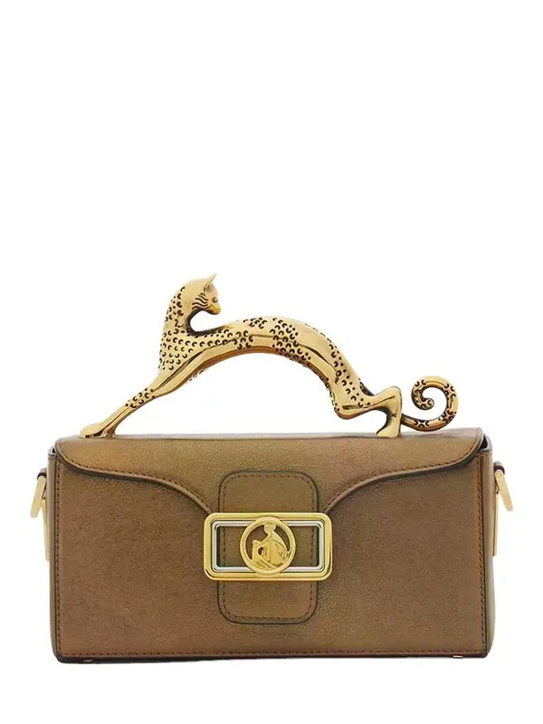 LANVIN Pencil Cat Mini Bag - Brown