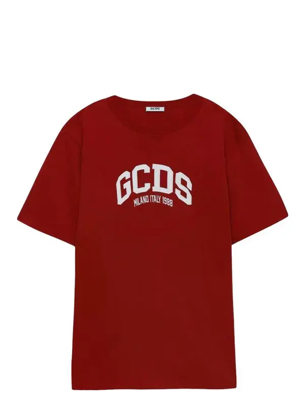 Gcds Logo-print T-shirt - Red