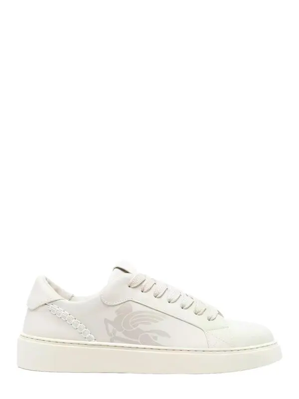 Etro Leather Low-top Sneakers - Neutrals