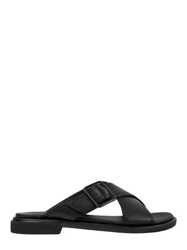 Camper Heeled Sandal - Black