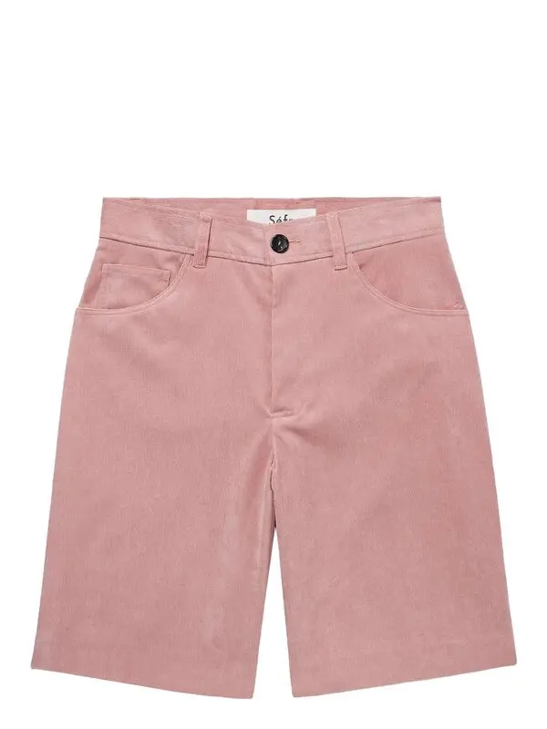 Séfr Jiro Corduroy Shorts - Pink