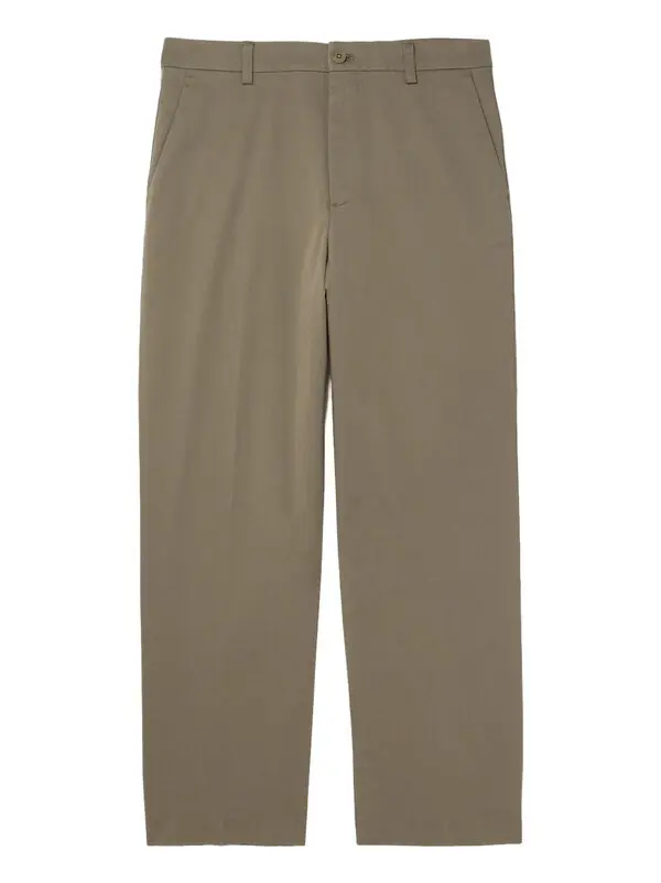 Nn07 Paw 1804 Straight-leg Trousers - Green