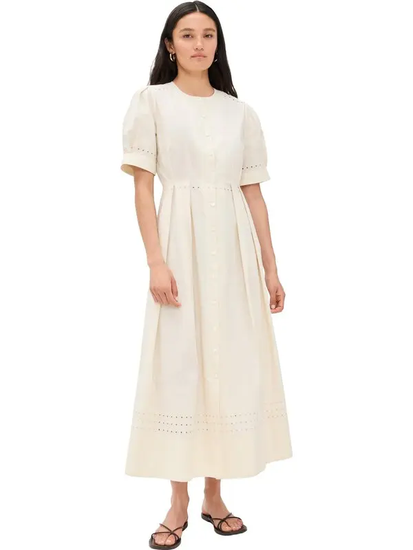 Jenni Kayne Harper Dress - Warm Ivory
