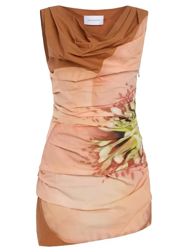Significant Other Shiloh Draped Mini Dress - Pink