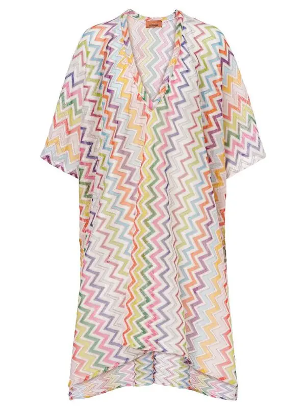 Missoni Zig Zag Semi-sheer Dress - Multicoloured