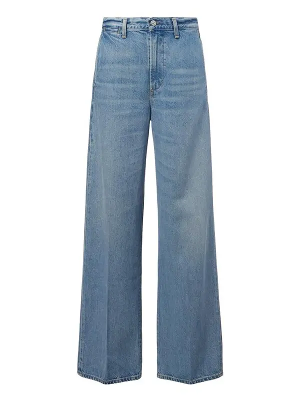 Citizens Of Humanity Ayla Mid-rise Wide-leg Jeans - Blue