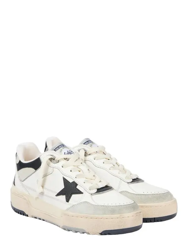 GOLDEN GOOSE Ball Star Suede Sneakers - White