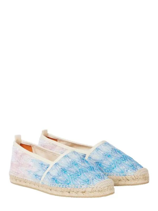 Missoni Zigzag Ombré Espadrilles - Blue