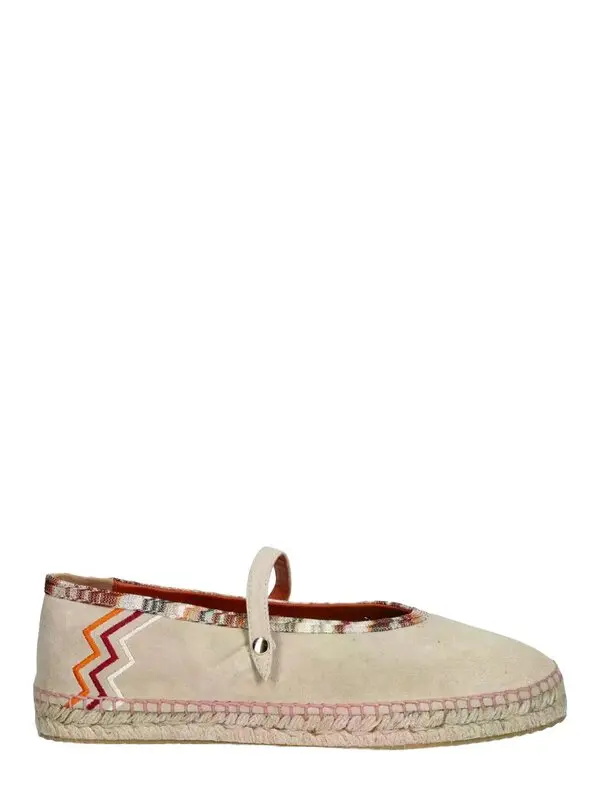 Missoni Leather Espadrilles - Ivory
