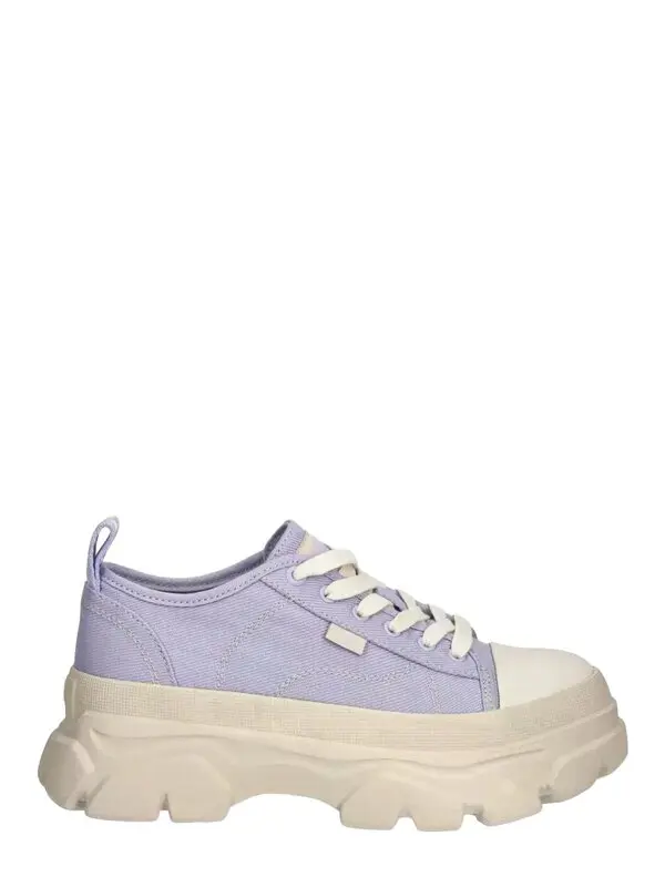 BUFFALO Chunky-sole Canvas Sneakers - Purple