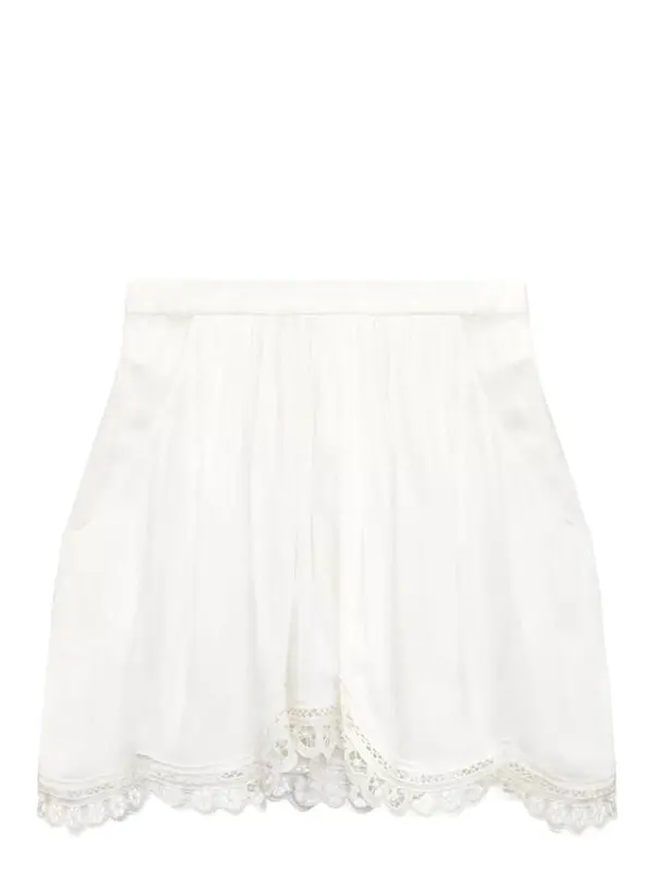 MARANT ETOILE Francesca Mini Skirt - White