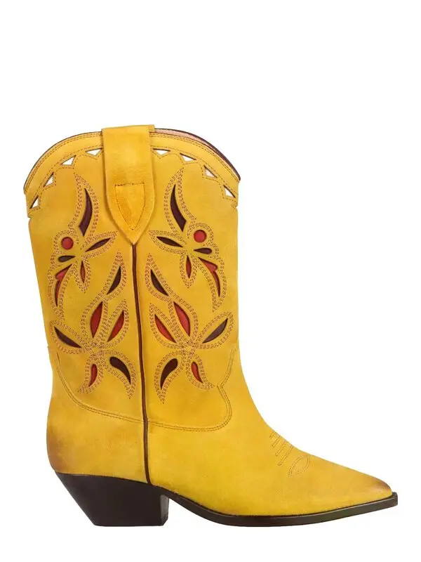 Isabel Marant Duerco Western Boots - Yellow