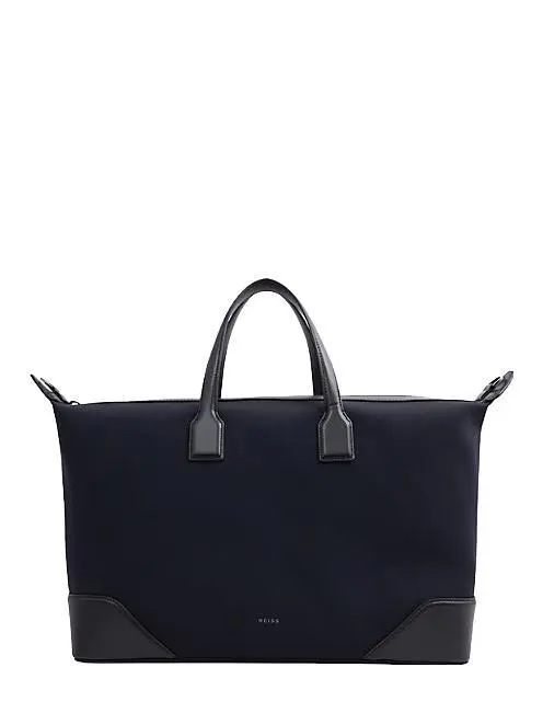 REISS Nylon Holdall - Dark Navy