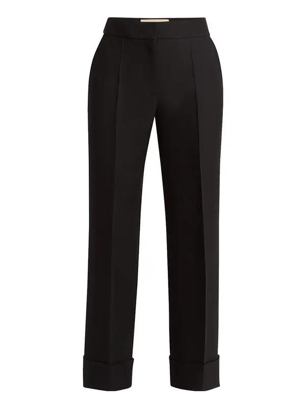 Valentino Garavani Crepe Couture Trousers - Black