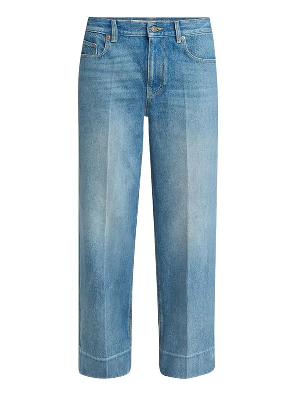 Valentino Garavani Straight Leg Pants - Denim