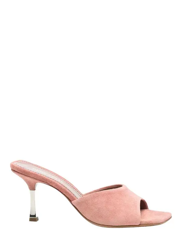 Paris Texas 70mm Leather Mules - Pink