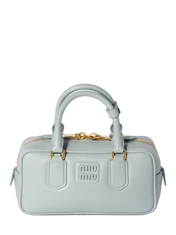 Miu Miu Arcadie Leather Bag - Lake Blue