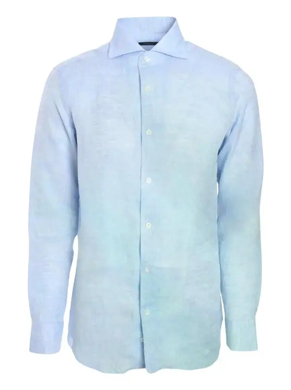 TOMBOLINI Linen Shirt - Blue