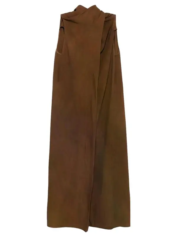UMA WANG Amana Dress - Brown