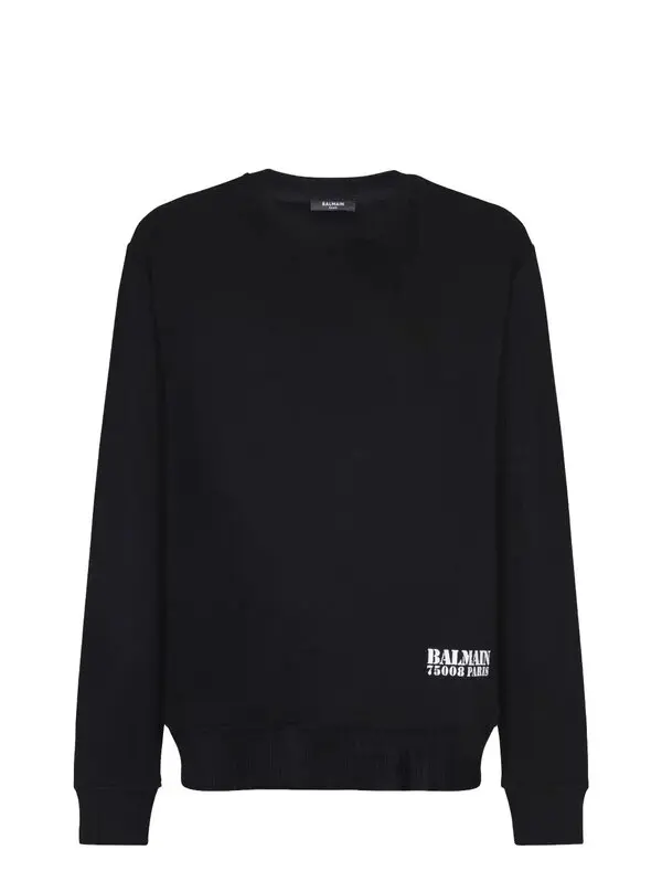 Balmain Logo-print Sweatshirt - Black