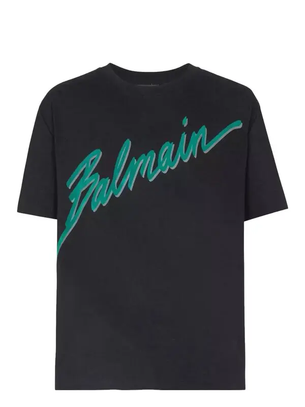 Balmain Logo-print T-shirt - Black