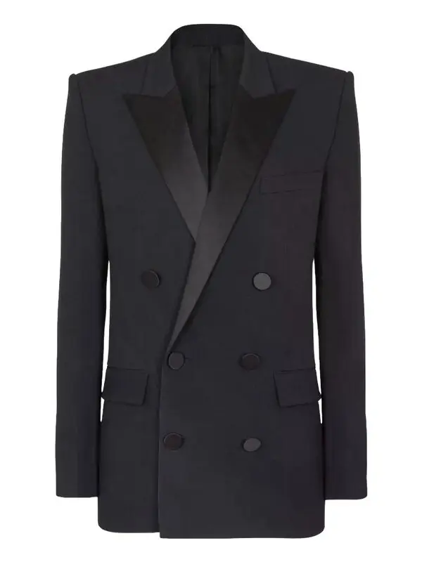 Balmain Cotton Blazer - Black