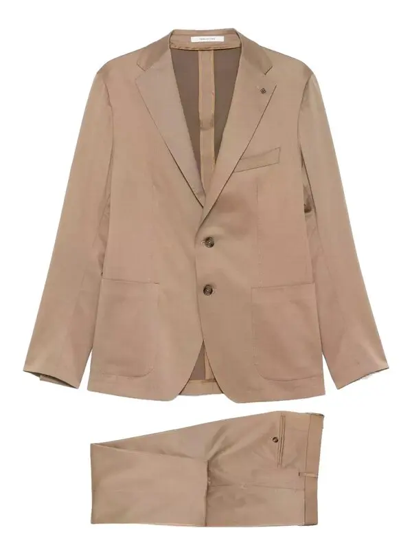 Tagliatore Single-breasted Suit - Brown