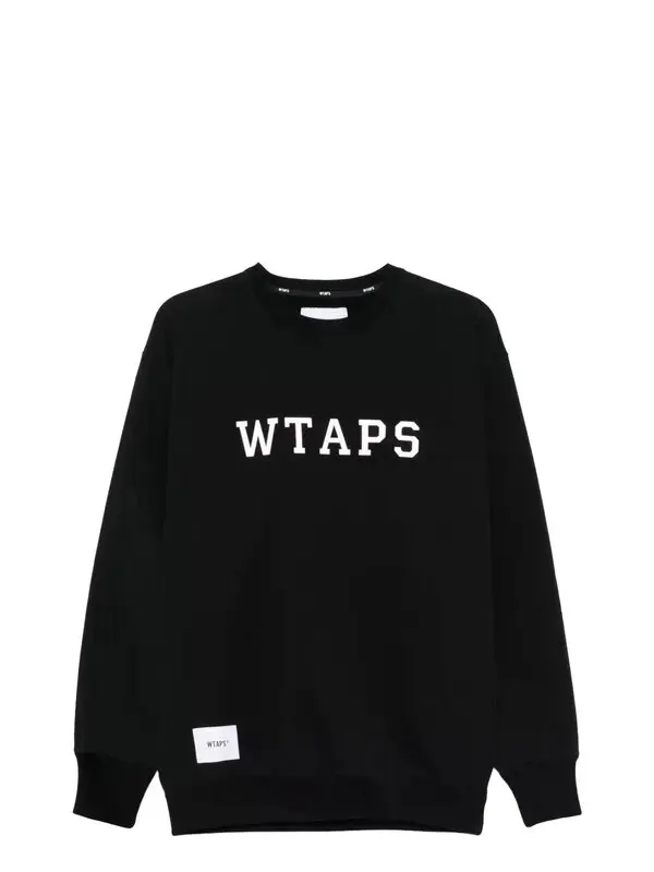 WTAPS Academy Logo Sweatshirt - Black